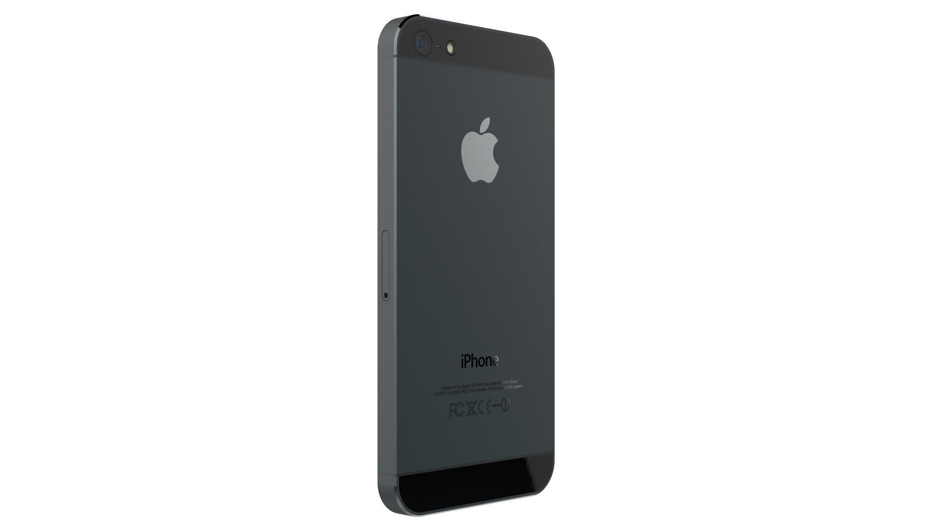 Apple iPhone 5 Black And Slate 3D model | CGTrader
