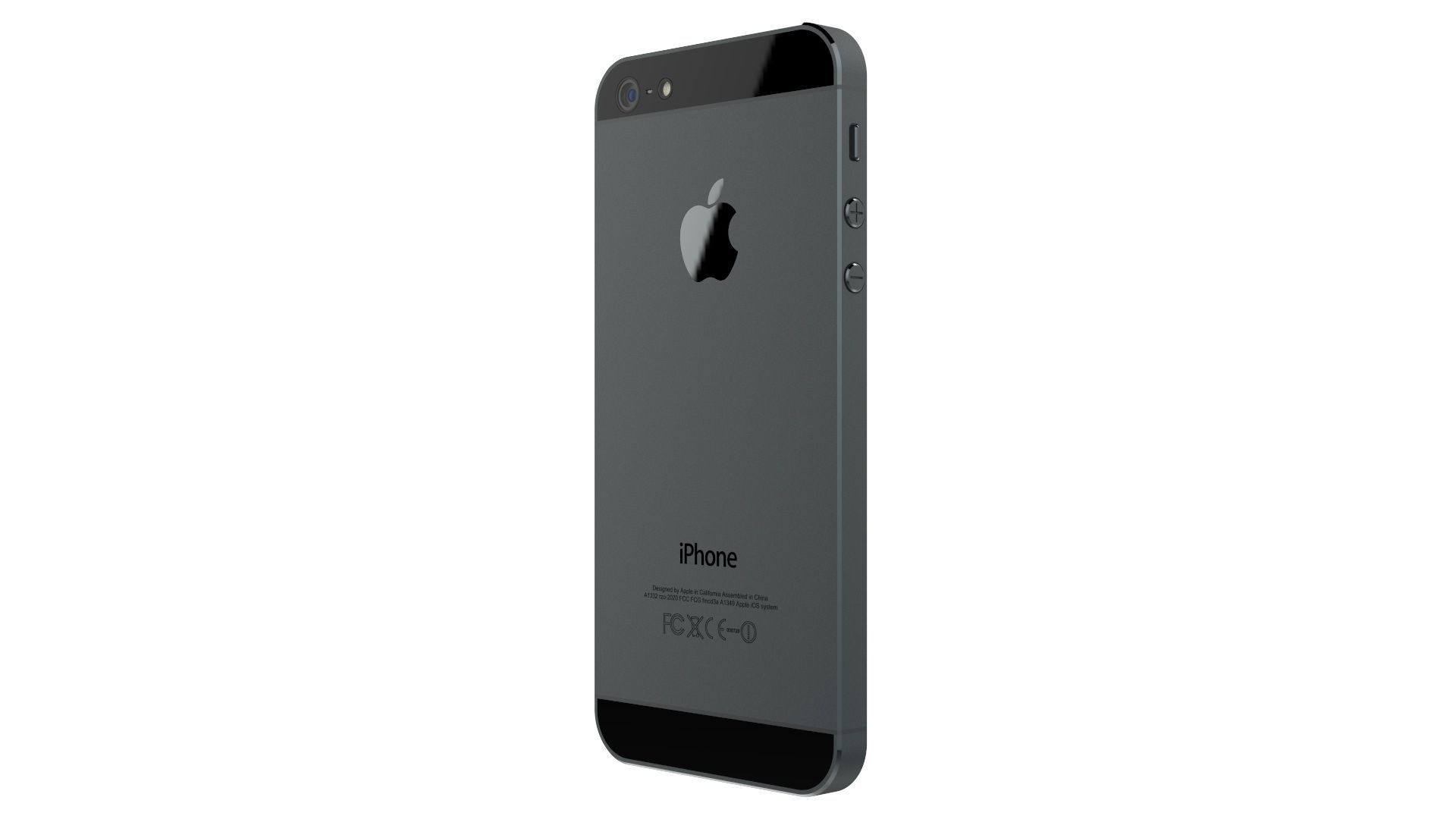 Apple iPhone 5 Black And Slate 3D model | CGTrader