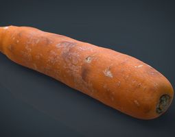 Low-poly Carrot 3D Models | CGTrader