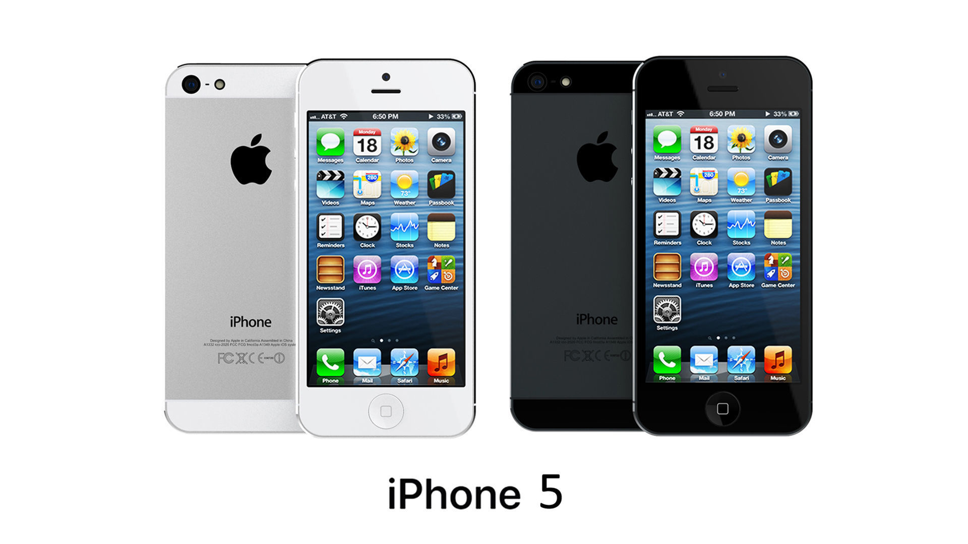 Apple iPhone 5 Collection 3D | CGTrader