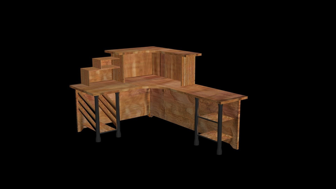 Simple Angle Table free 3D model | CGTrader