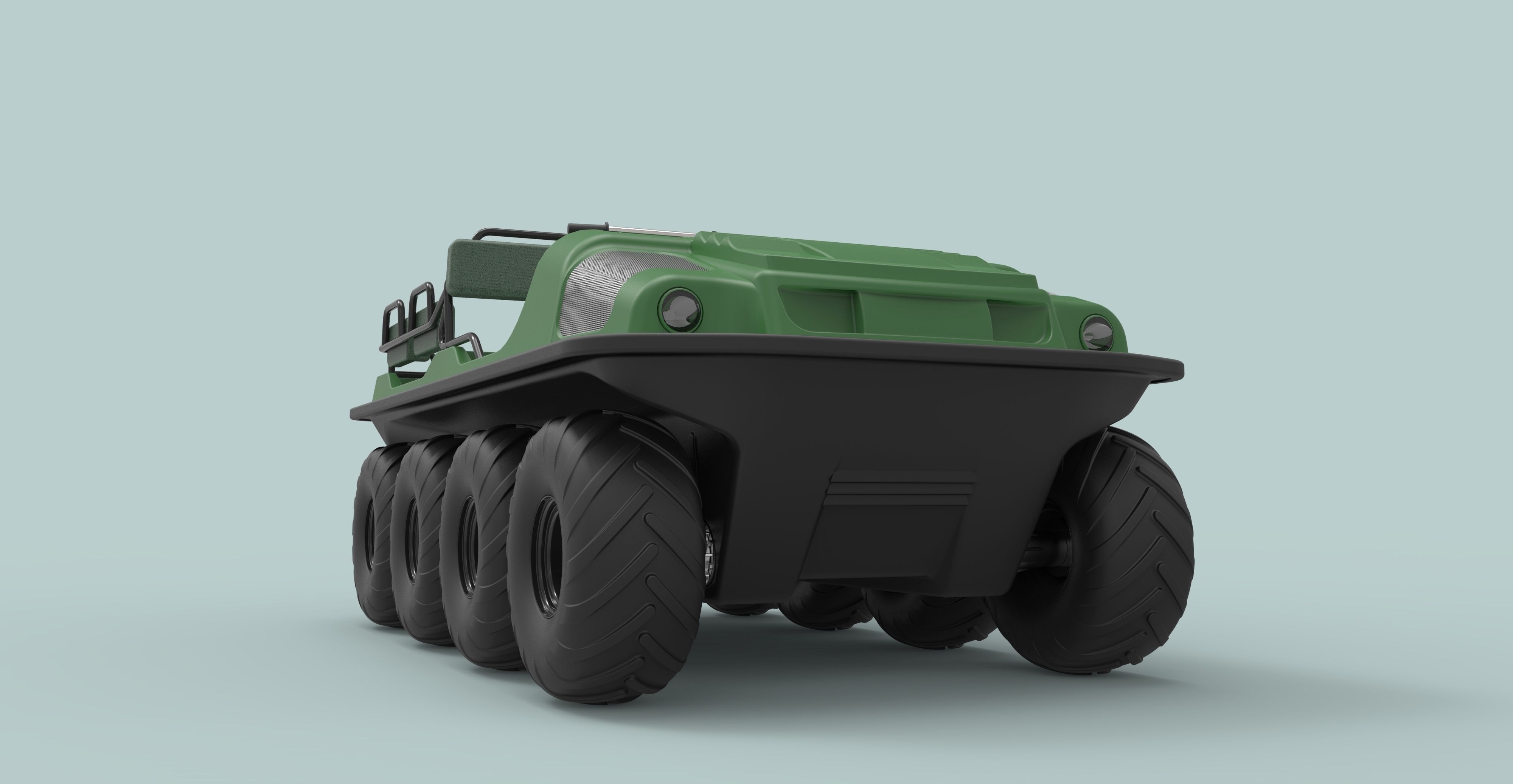 Argo 750 HD 8x8 3D model | CGTrader