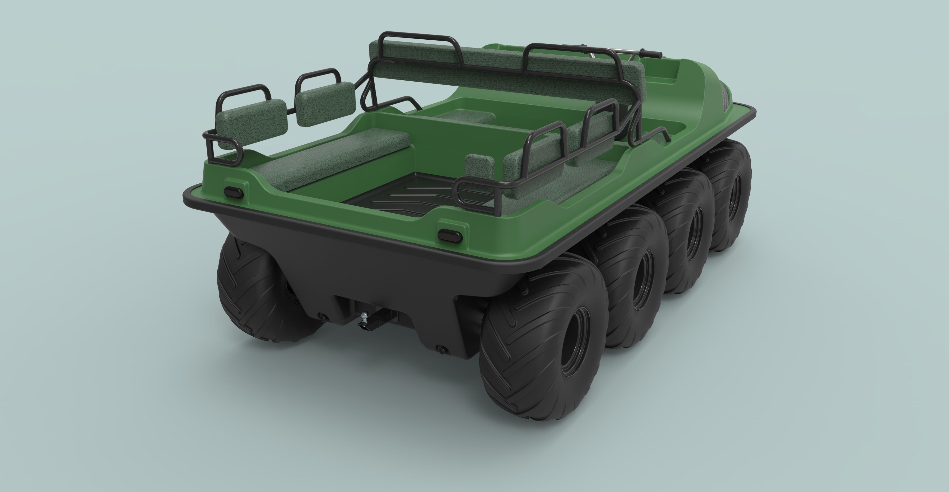 Argo 750 HD 8x8 3D model | CGTrader