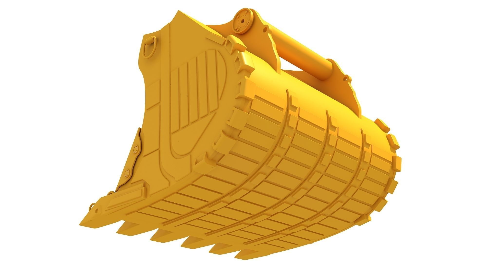 Excavator Bucket 3D model | CGTrader