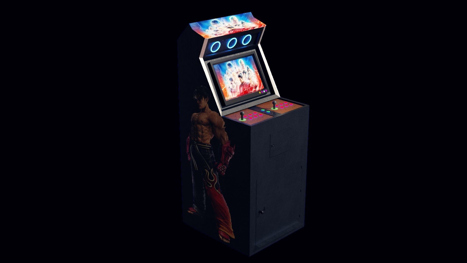 mechanical Arcade Machine 3D model | CGTrader