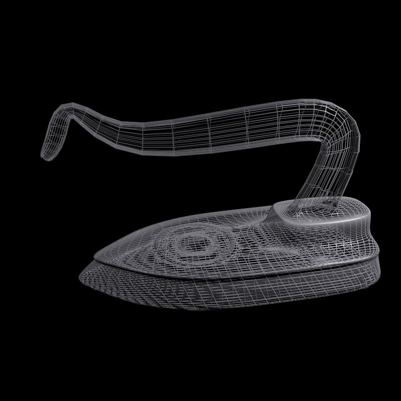 Antique Iron 3D model | CGTrader