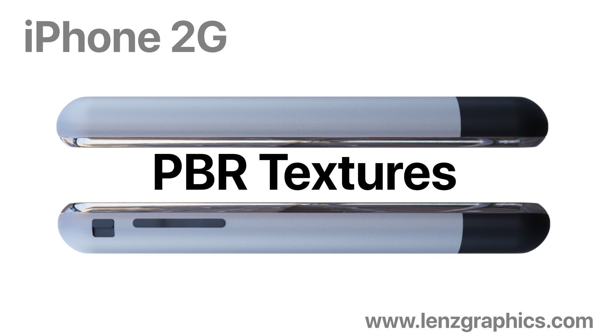 Original iPhone 2G 3D model | CGTrader