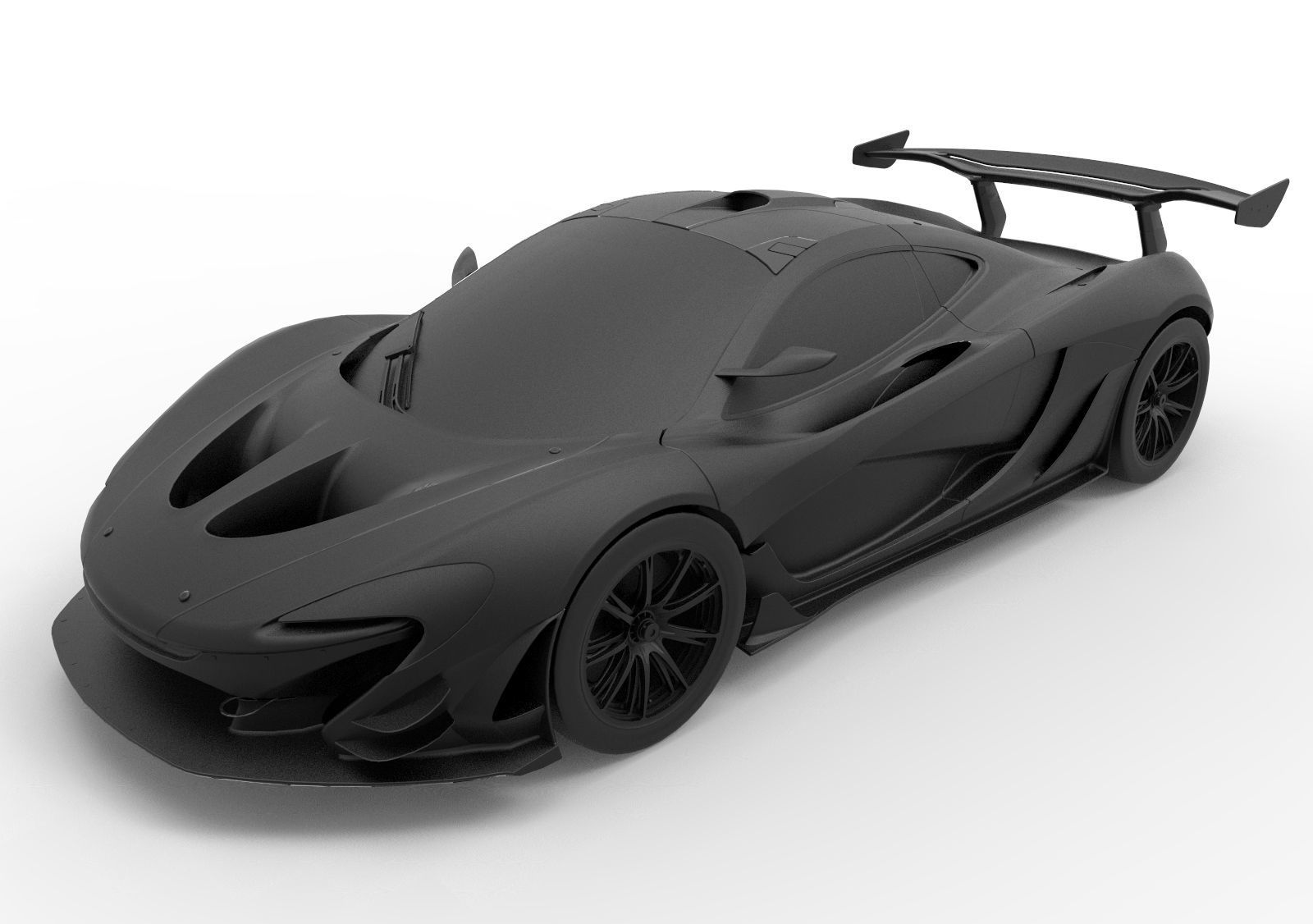 McLaren P1 GTR 2015 3D model 3D printable MAX OBJ STL
