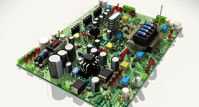 Circuit Board 3D model | CGTrader