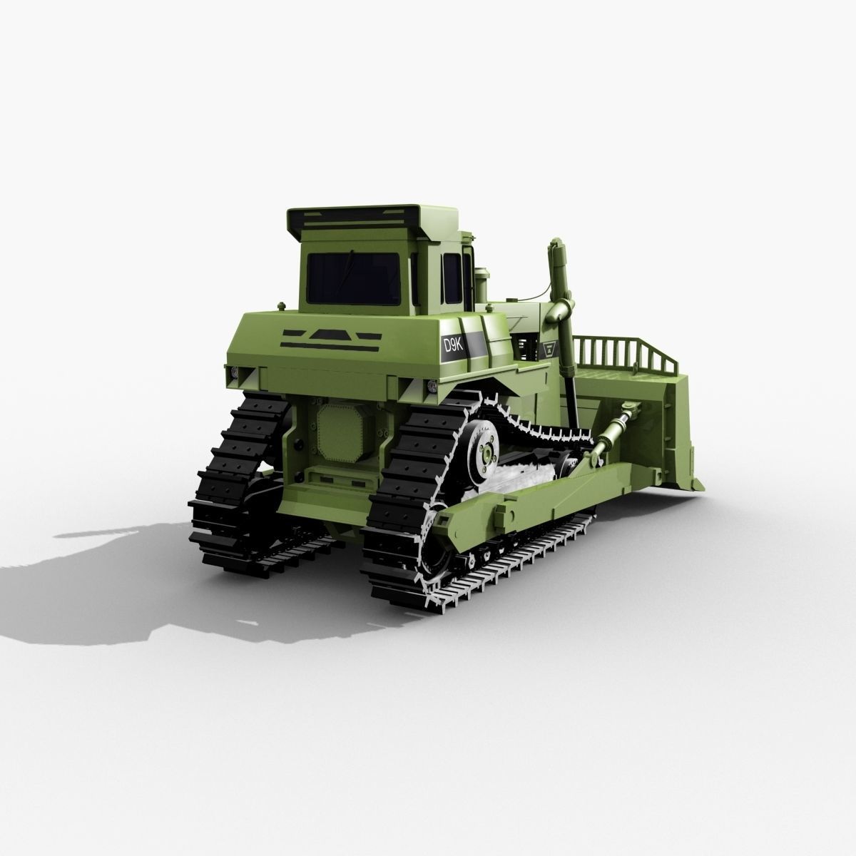 Your Bulldozer - 3d animated bulldozer model 3D model animated rigged ...