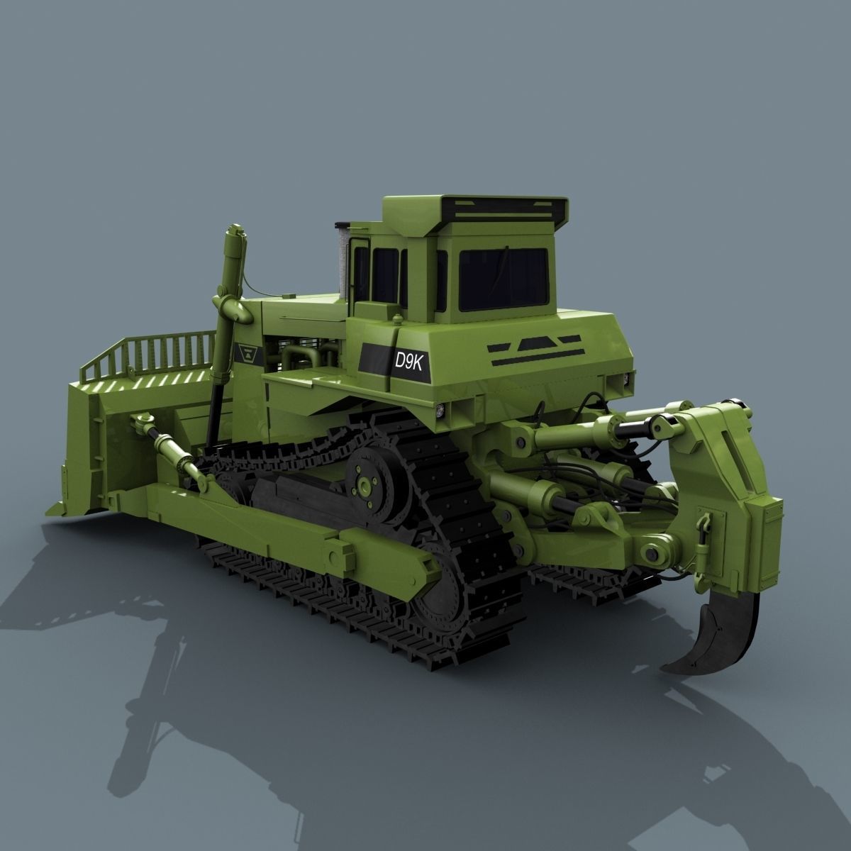 Your Bulldozer - 3d animated bulldozer model 3D model animated rigged ...