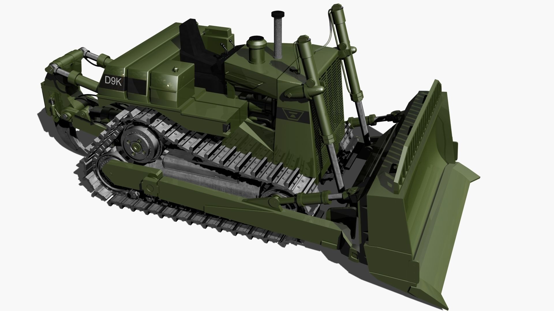 Your Bulldozer - 3d animated bulldozer model 3D model animated rigged ...