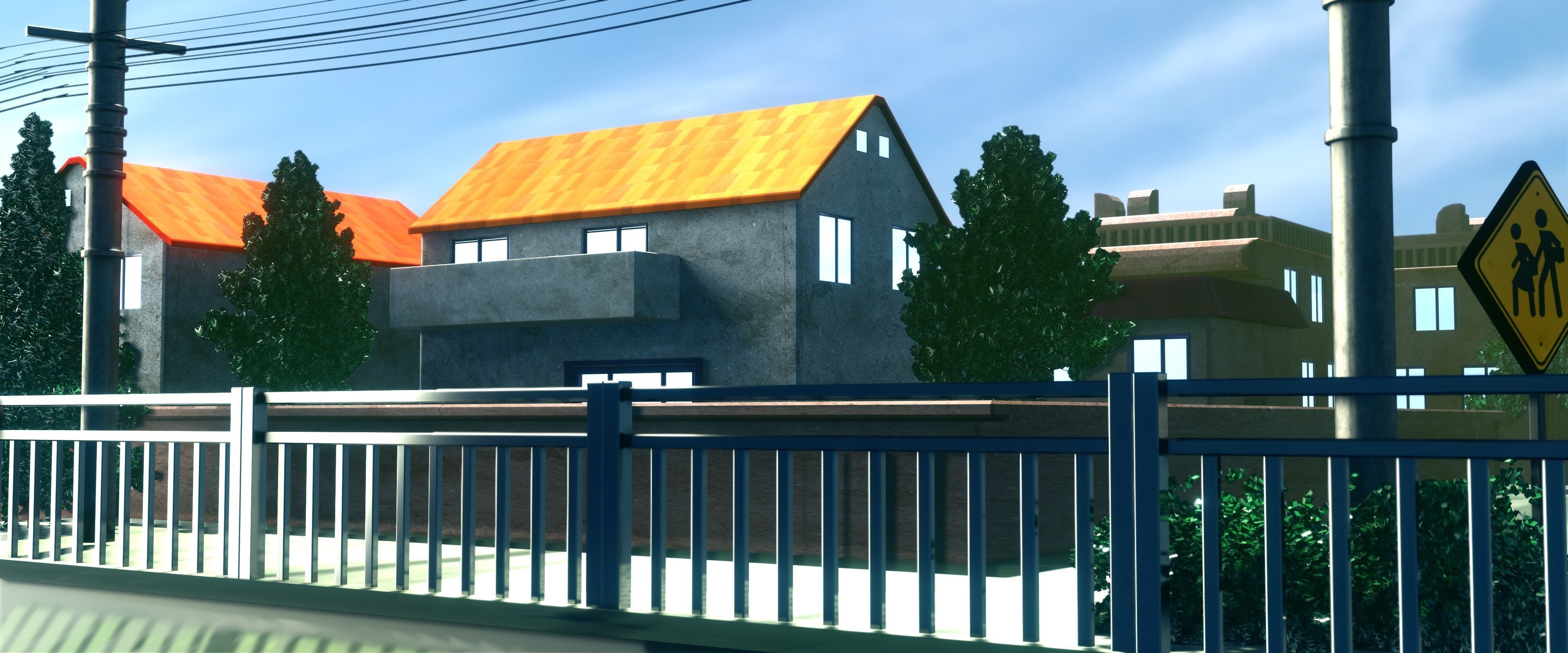 3D asset Anime Environment Scenery | CGTrader