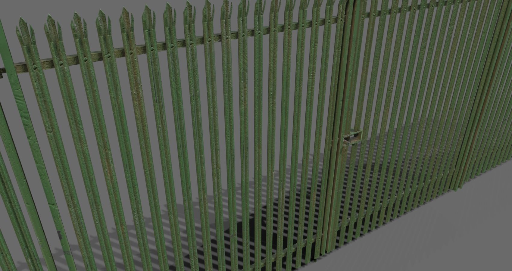 3D model Low poly fence VR / AR / low-poly | CGTrader