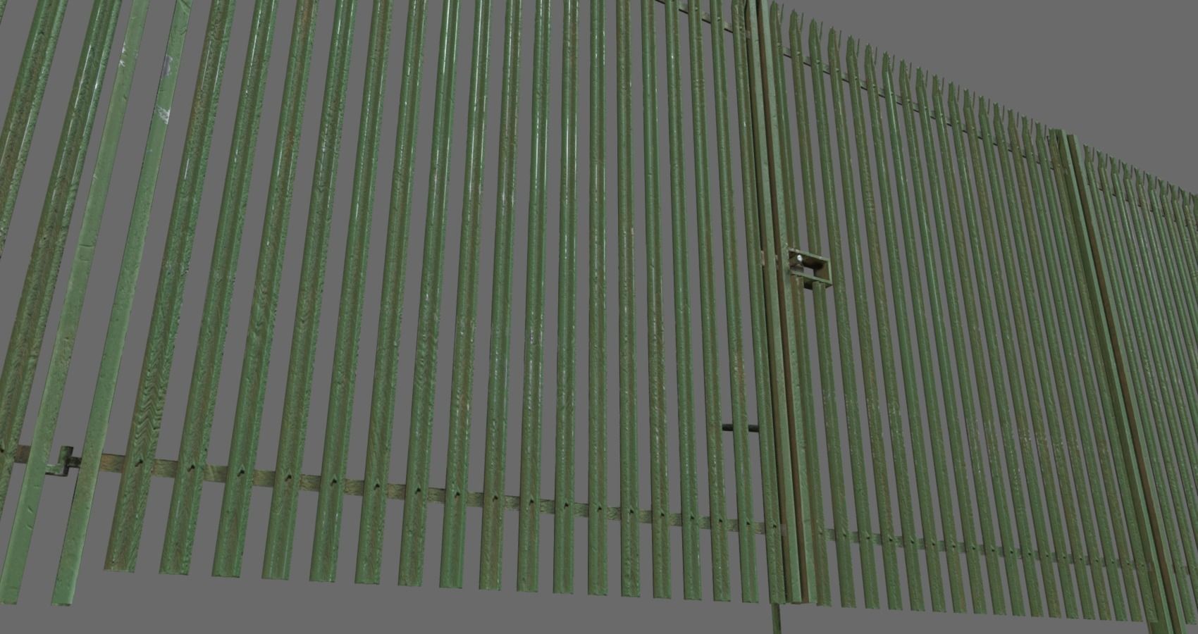 3D model Low poly fence VR / AR / low-poly | CGTrader