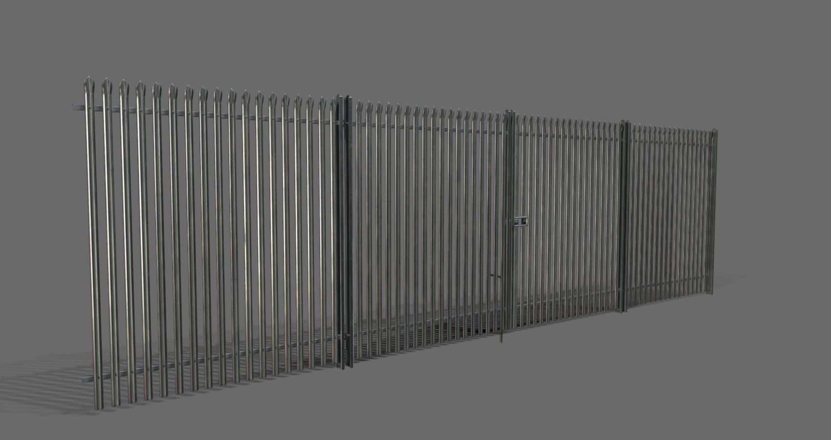 3D model Low poly fence VR / AR / low-poly | CGTrader