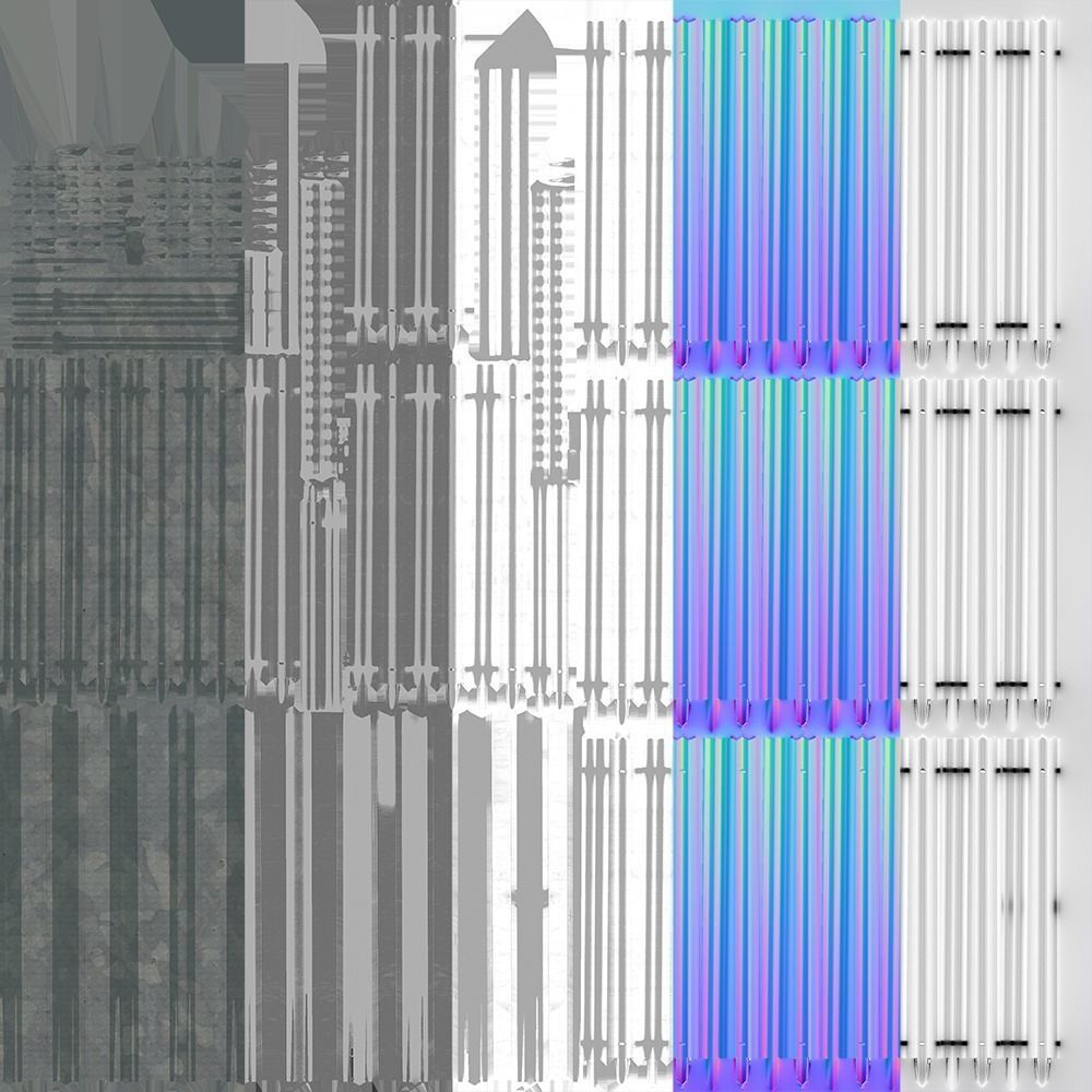 3D model Low poly fence VR / AR / low-poly | CGTrader