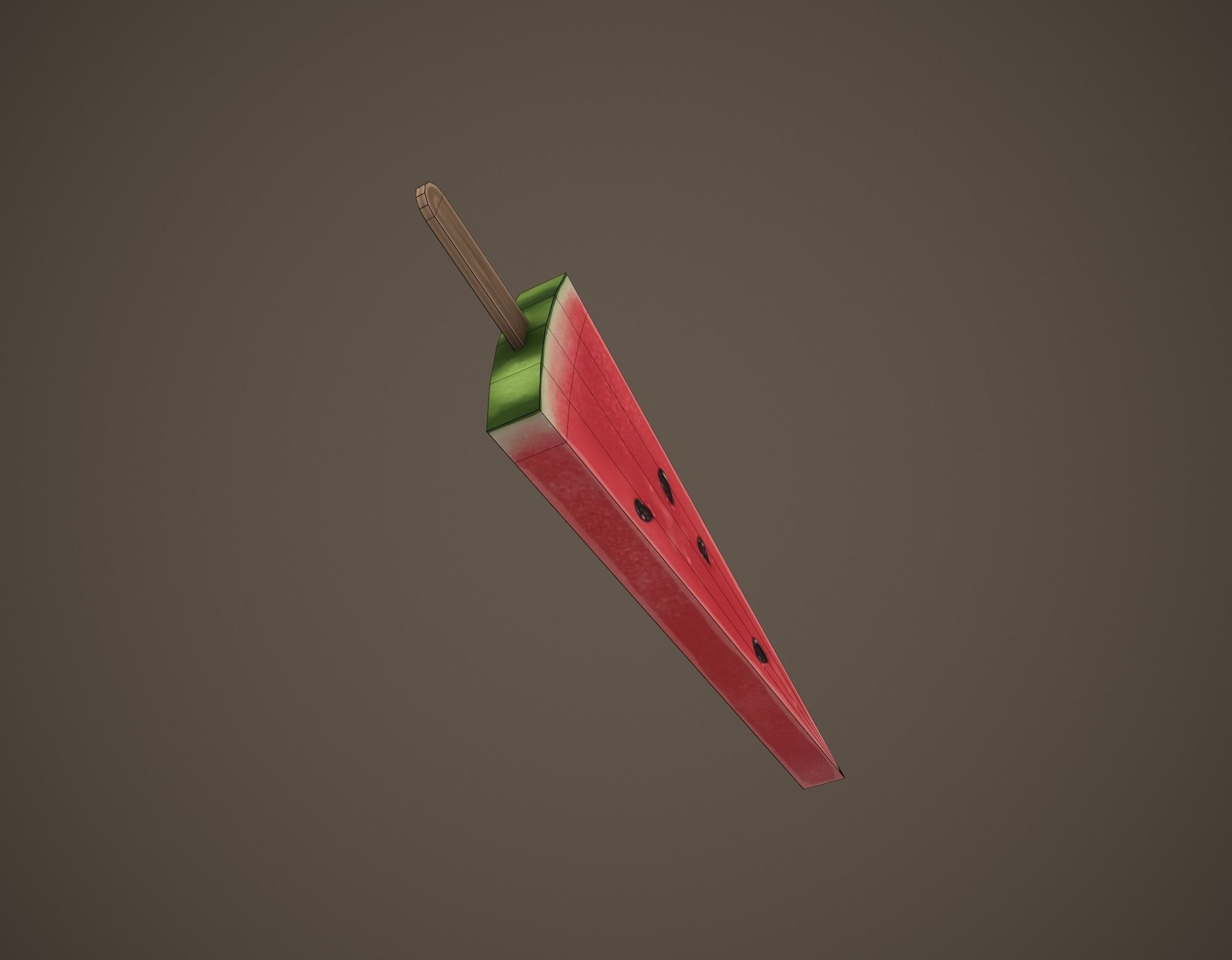 Watermelon Sword free VR / AR / low-poly 3D model | CGTrader