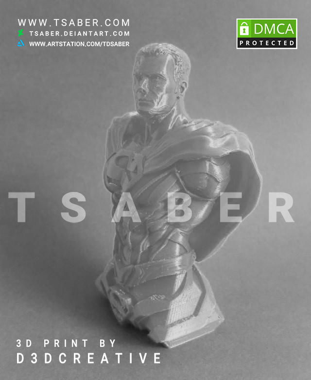 Superman Bust - DC Comics Collectibles 3D model 3D printable | CGTrader