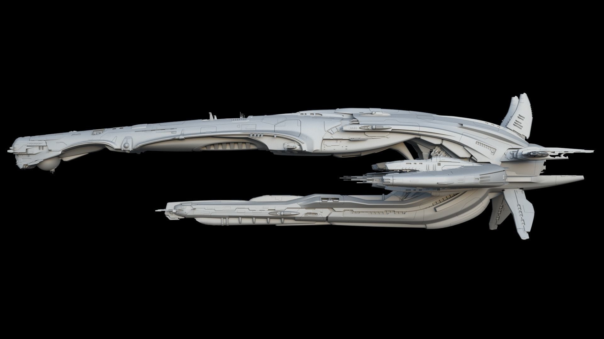 Alien ship 3D model | CGTrader