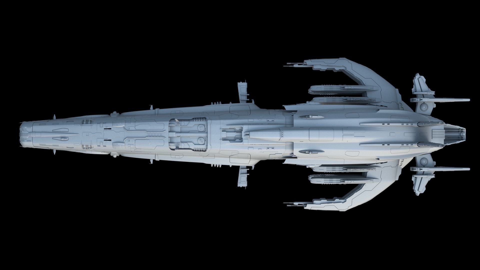 Alien ship 3D model | CGTrader