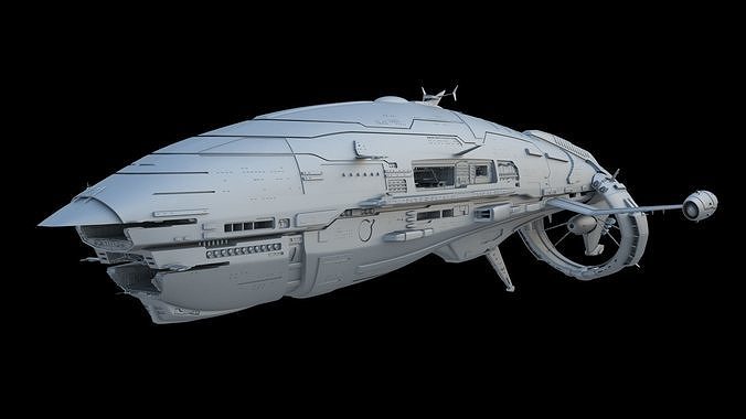 Space Liner 3D model | CGTrader