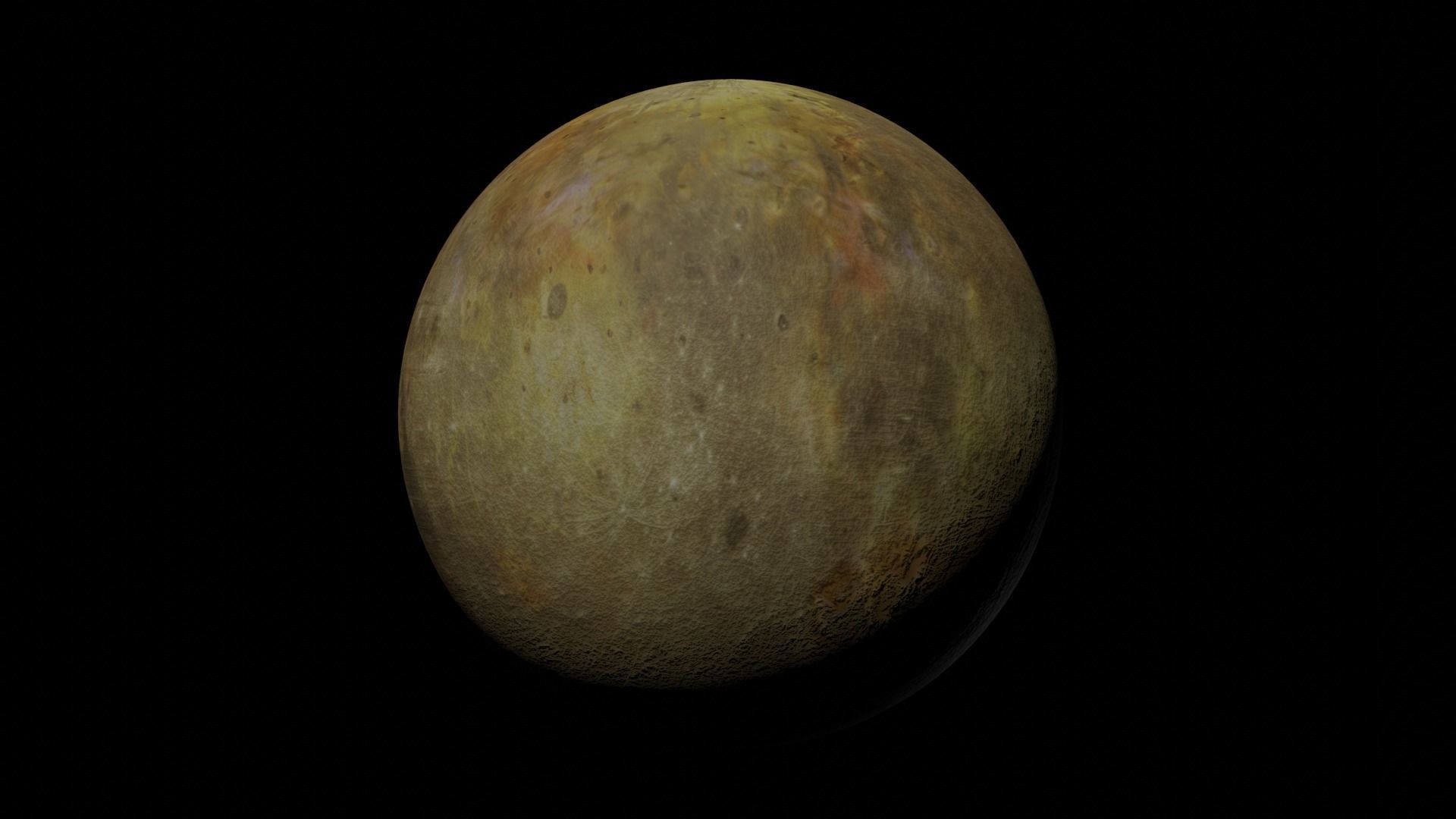 Moon Pack 3 - Desert Moons 3D model | CGTrader