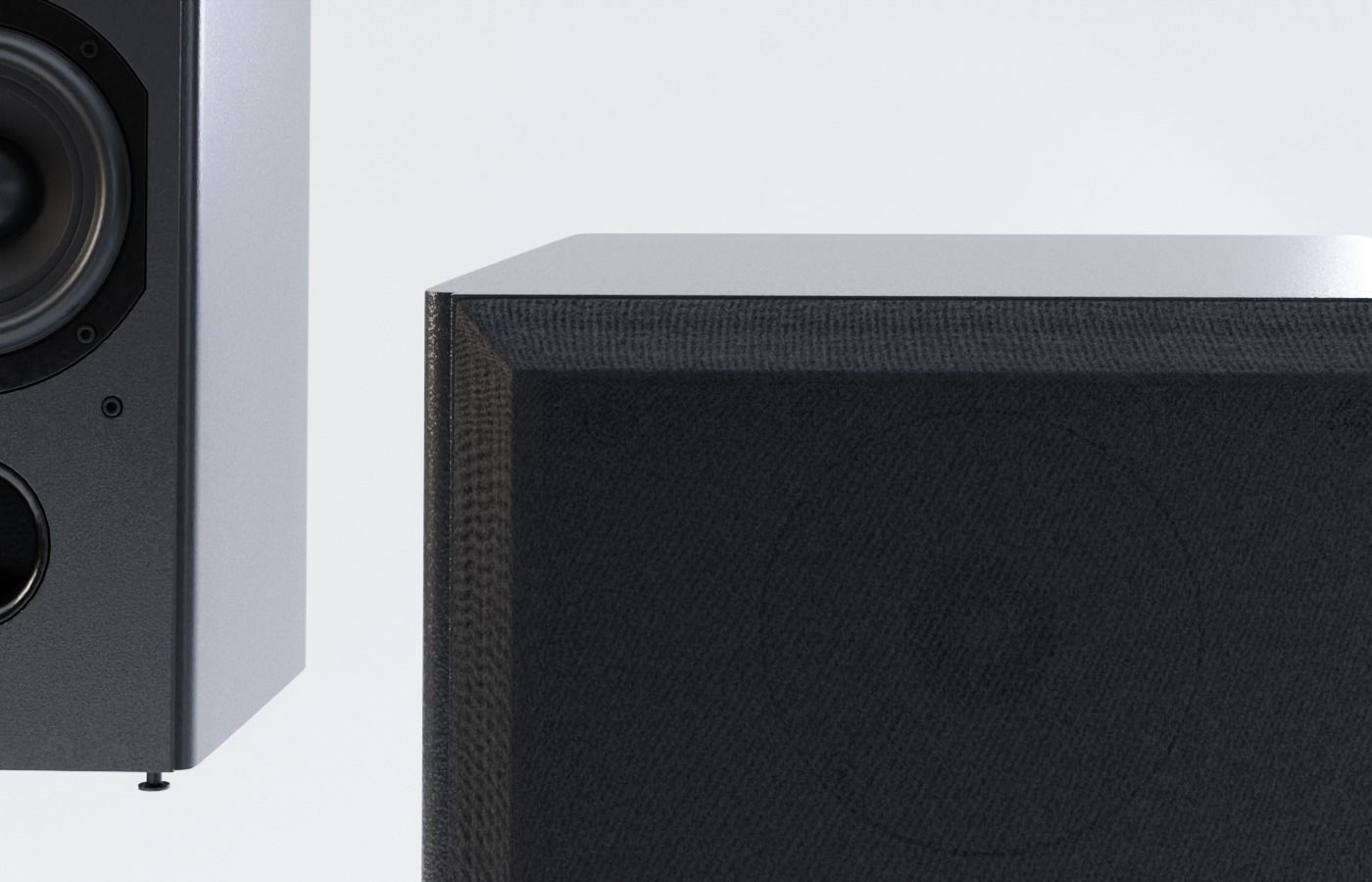 3D model Pair of Big Speakers VR / AR / low-poly | CGTrader