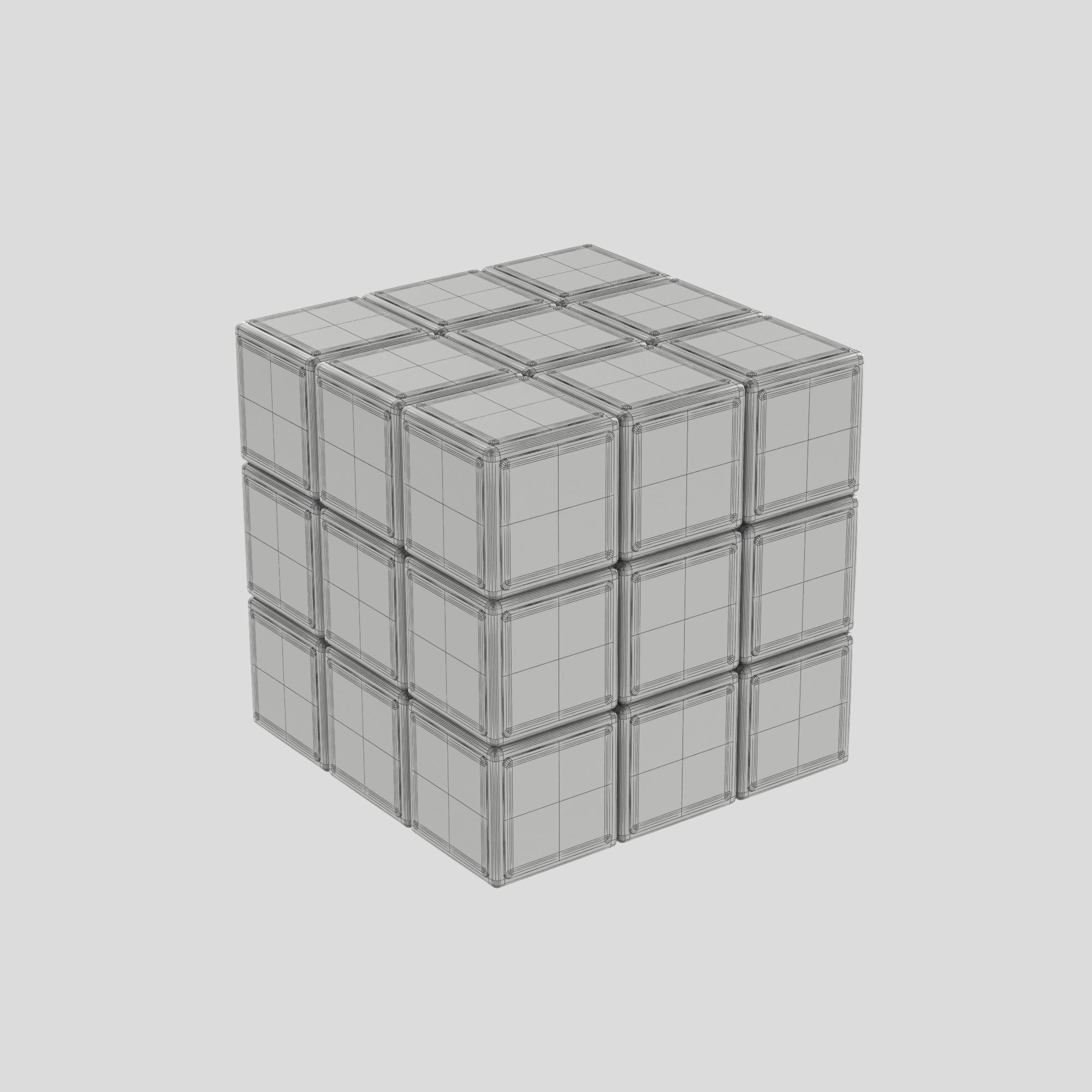 Rubiks cube 3D model | CGTrader