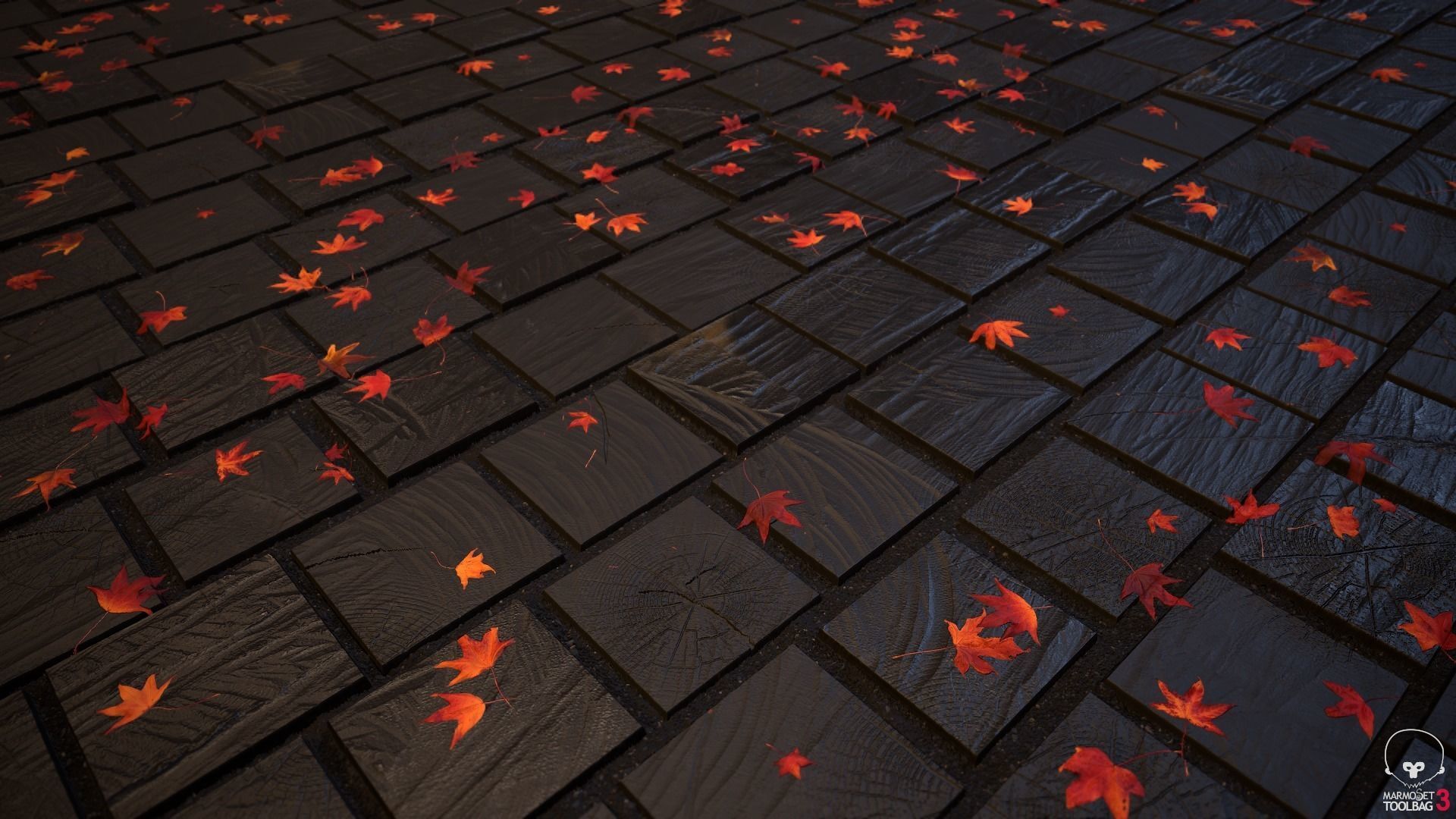 3D model Outdoor Log Floor PBR texture VR / AR / low-poly | CGTrader