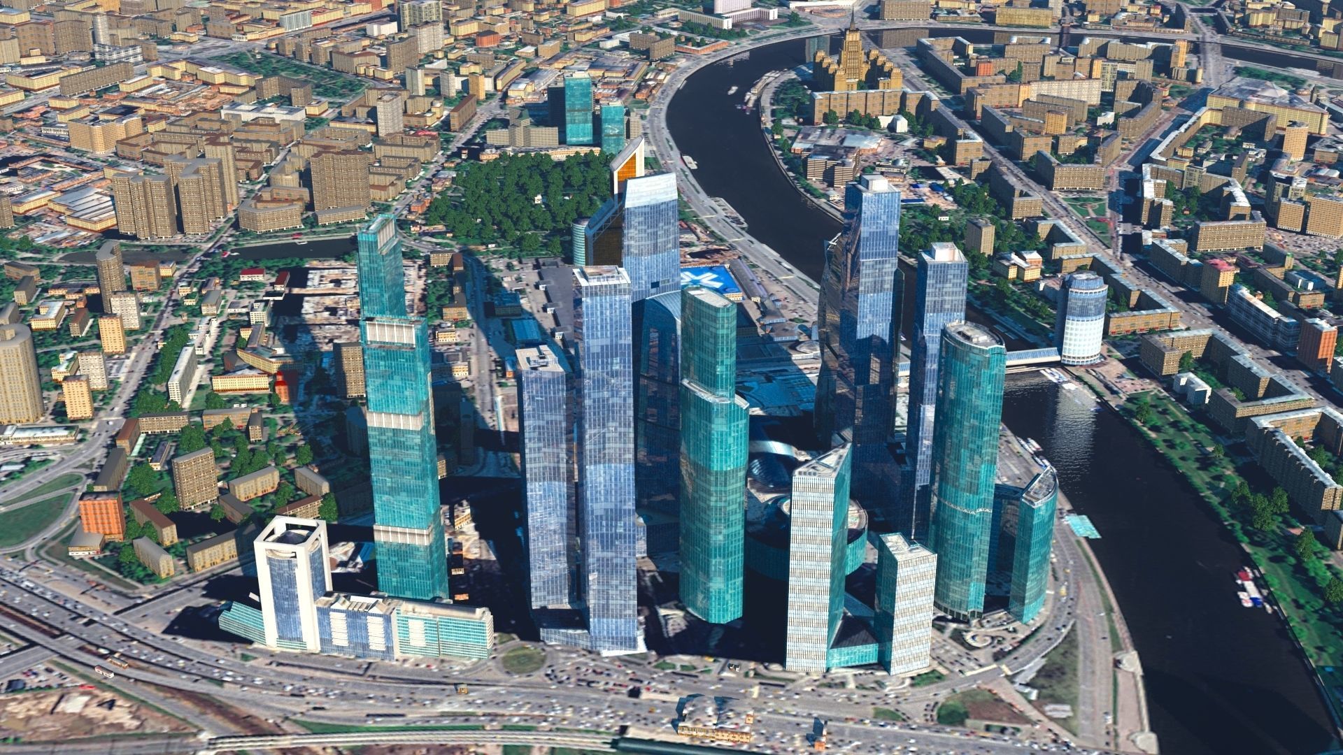 Moscow map 3D model | CGTrader