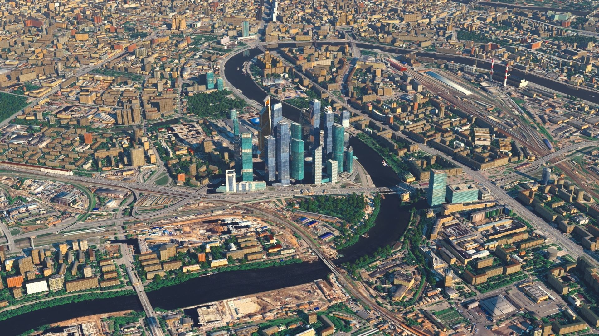 Moscow map 3D model | CGTrader