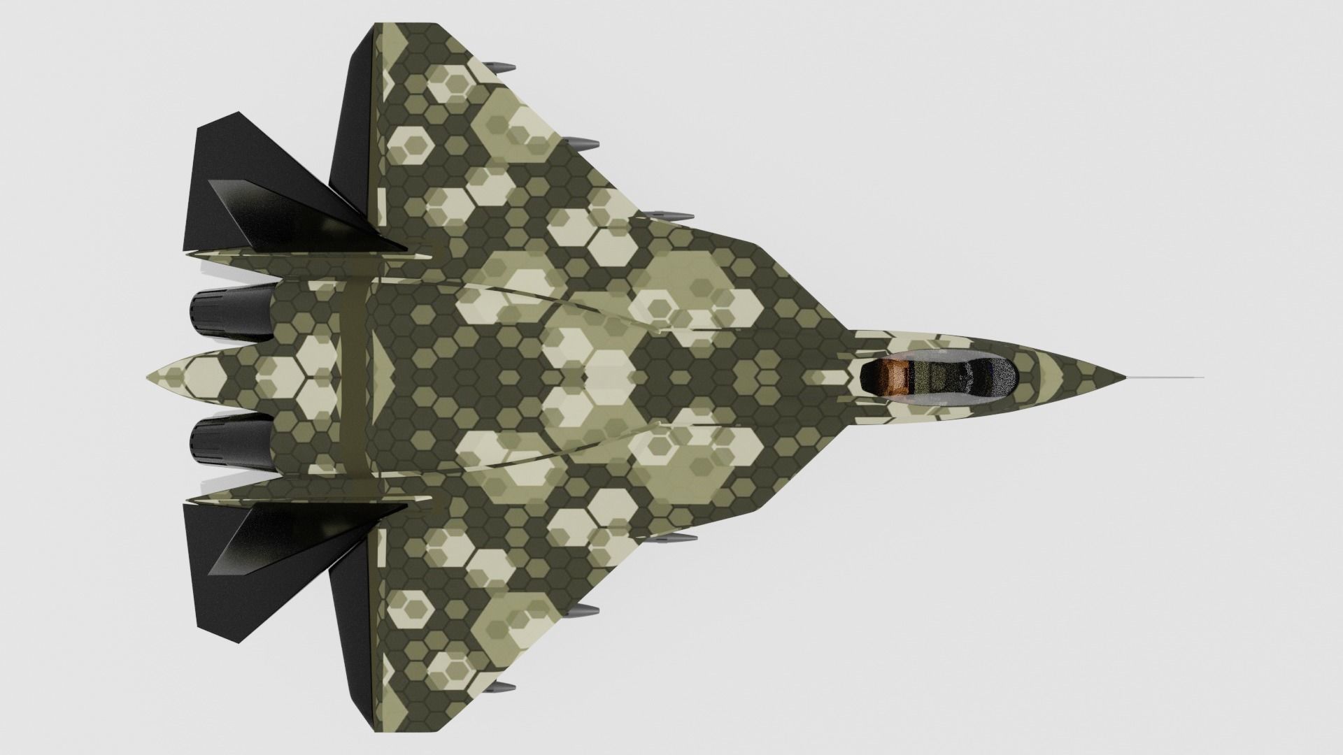 Sukhio Su-57 free VR / AR / low-poly 3D model | CGTrader