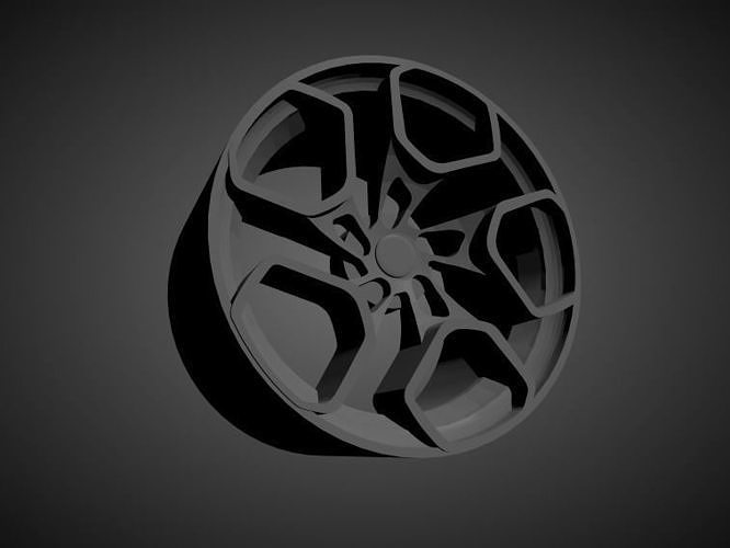 Rotiform HUR-T scalable and Printable rim 3D model 3D printable | CGTrader