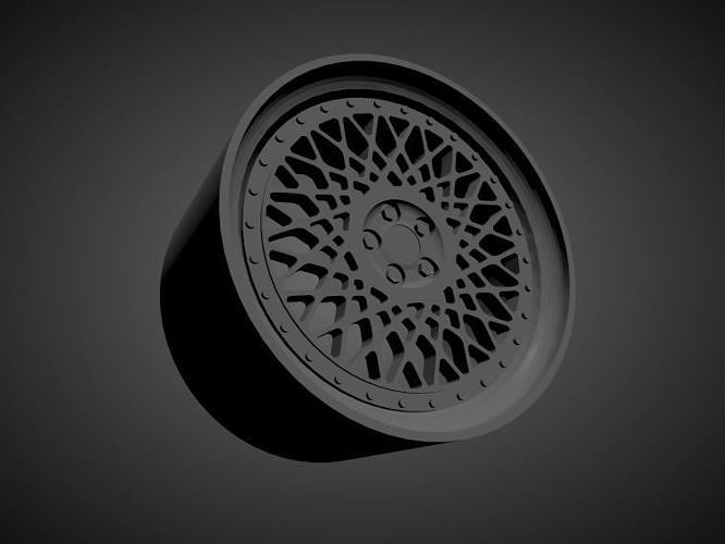 HRE 501 scalable and Printable rim 3D model 3D printable | CGTrader
