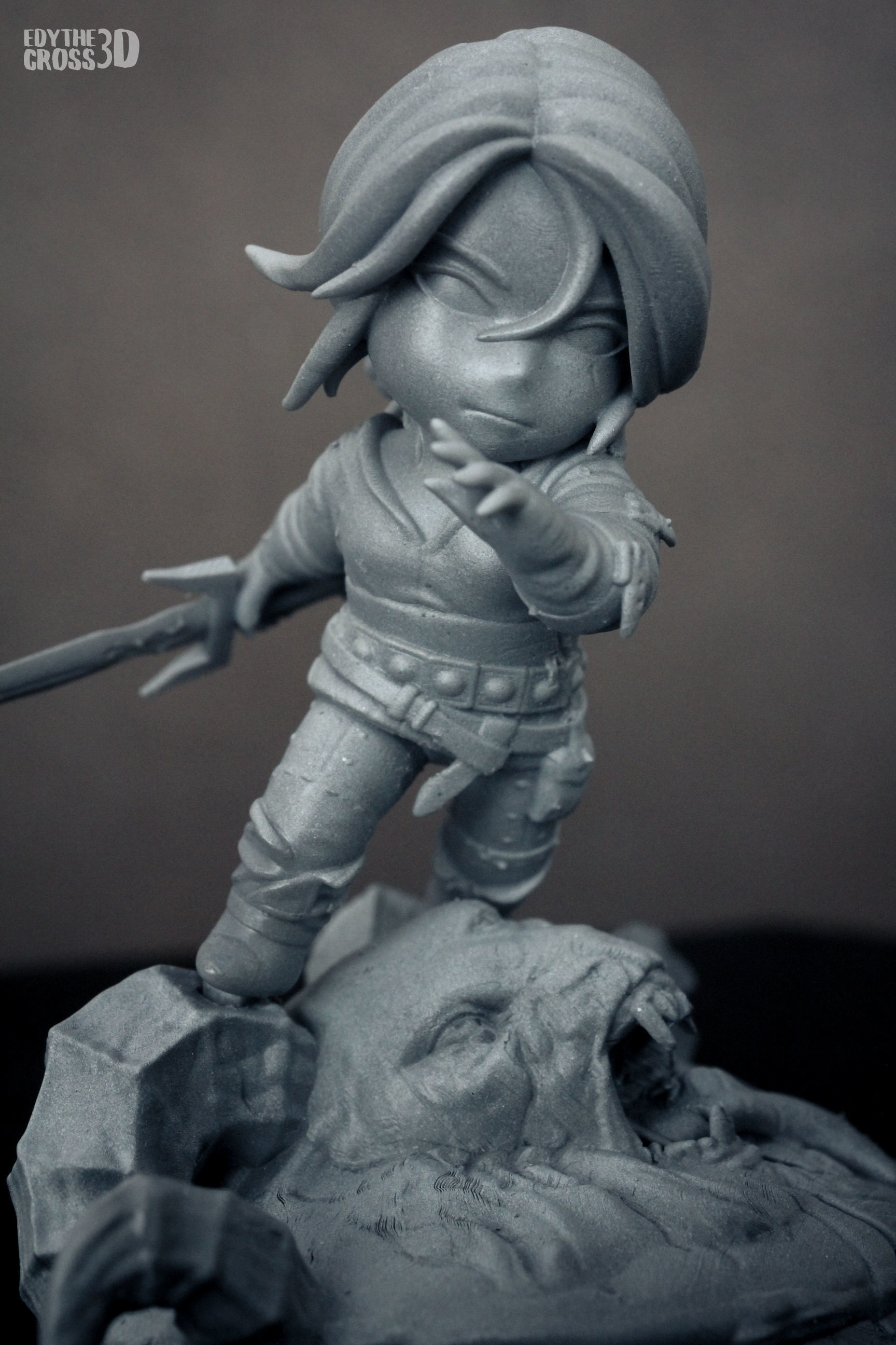 Ciri - Witcher 3D model 3D printable | CGTrader