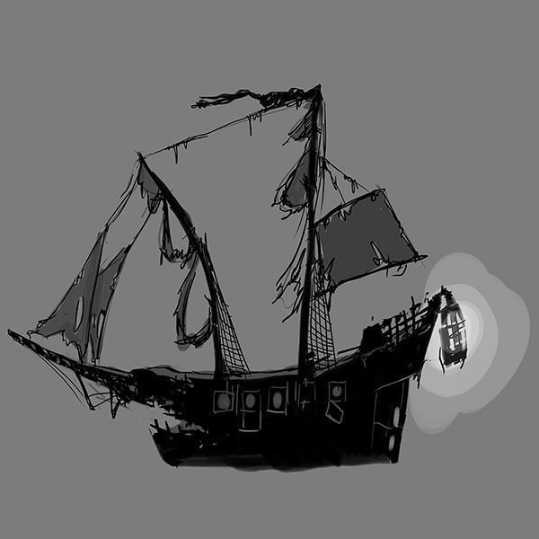 Ghost Ship free VR / AR / low-poly 3D model | CGTrader