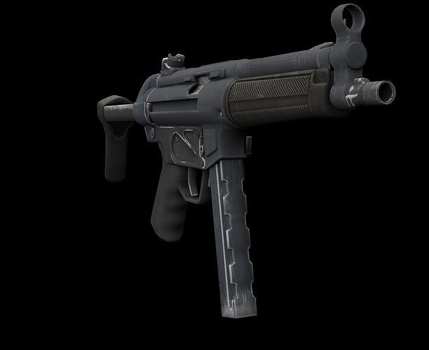 MP5 Assault gun 3D model | CGTrader
