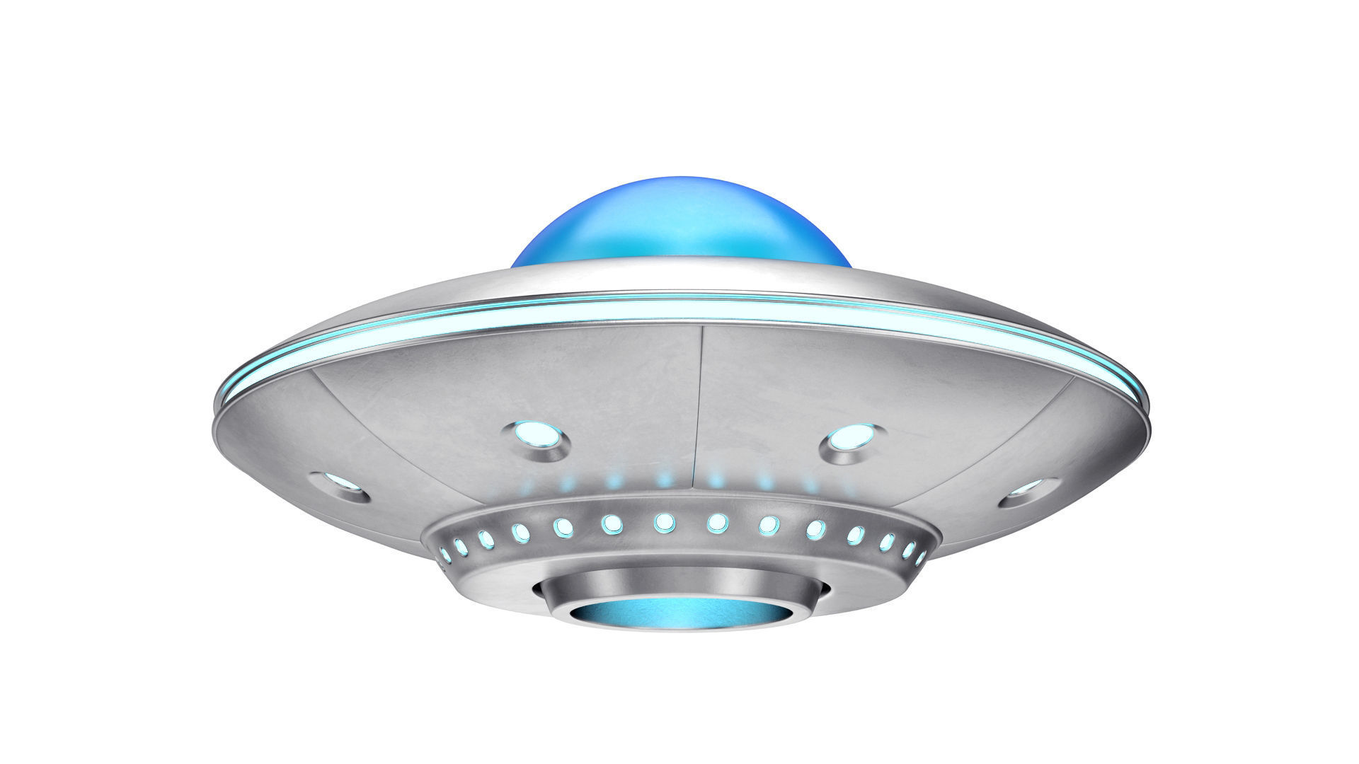 Cartoon UFO 3D model | CGTrader