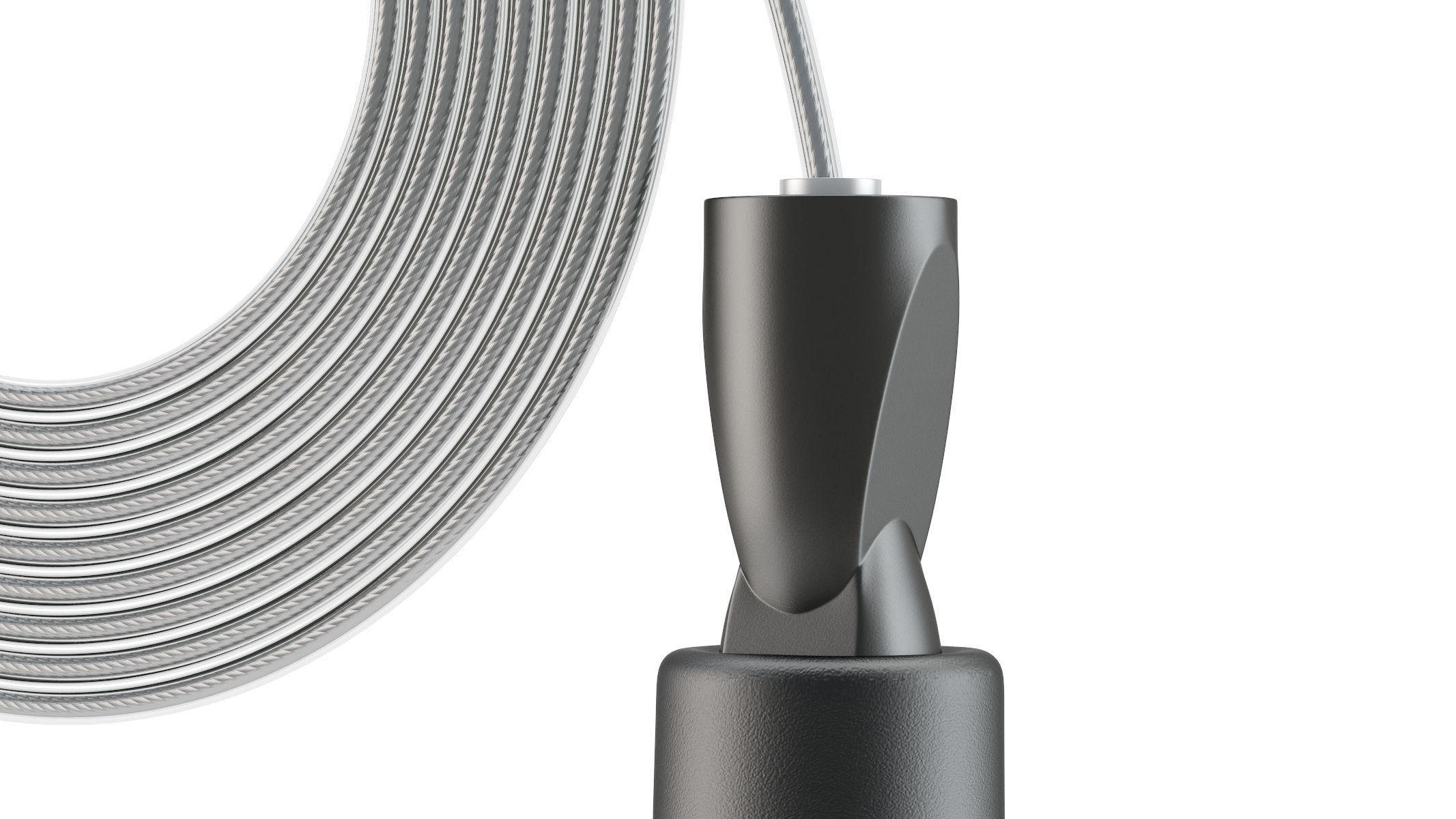 Adjustable Steel Wire Jump Rope 3D model | CGTrader