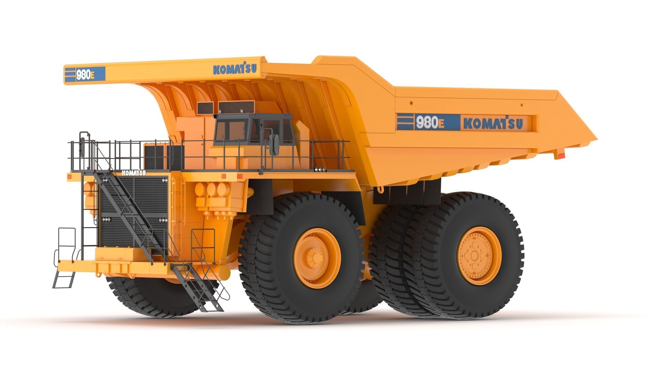 Komatsu 980E-4 3D model | CGTrader