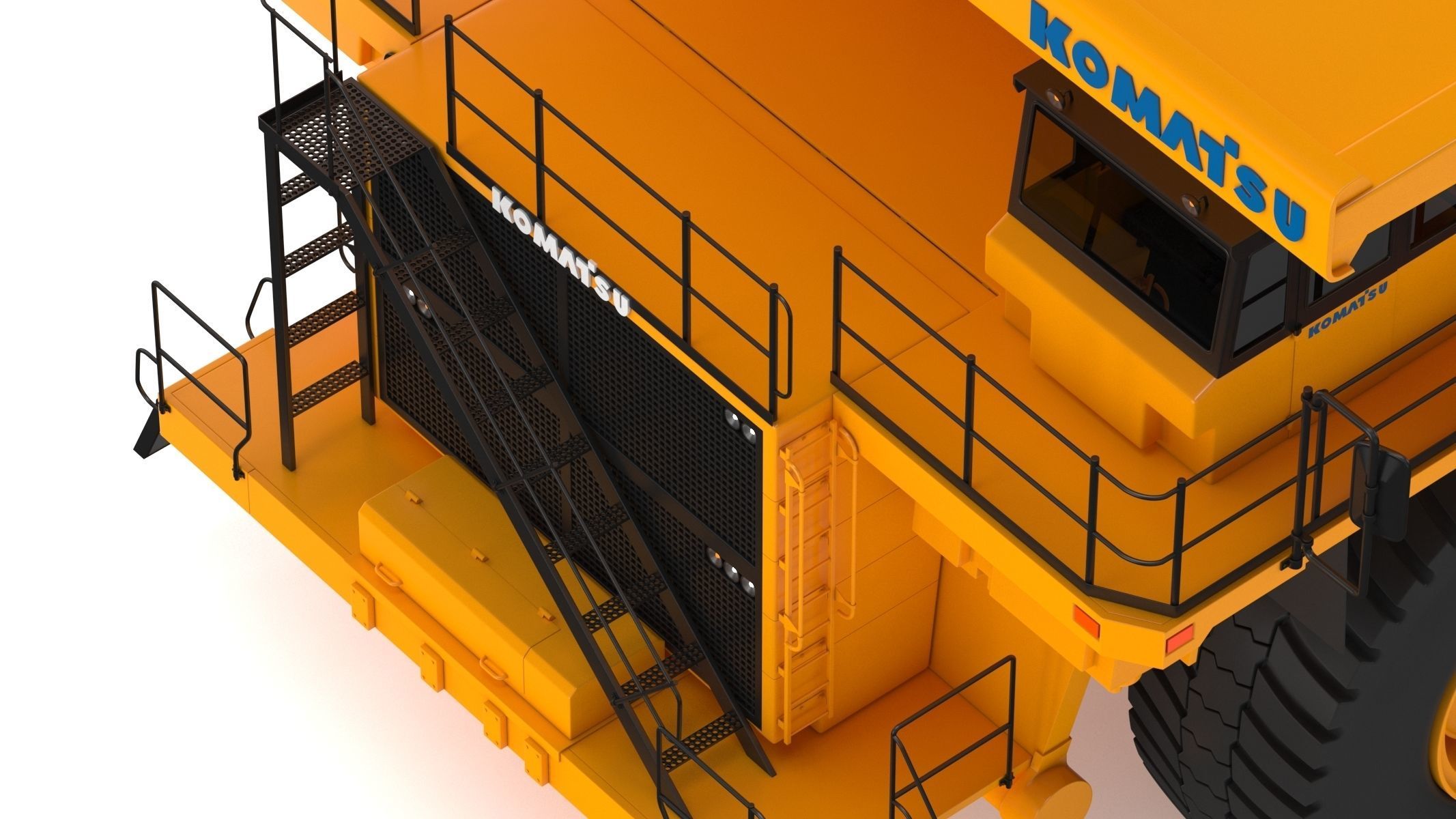 Komatsu 980E-4 3D model | CGTrader