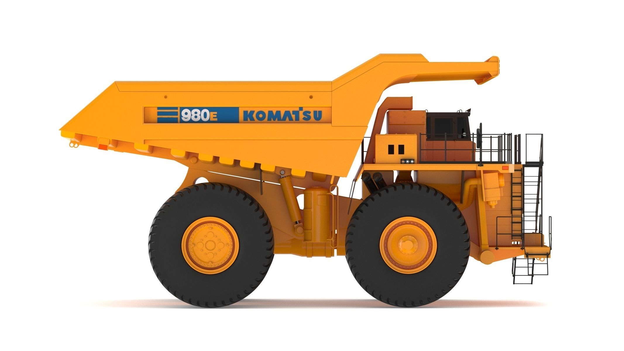 Komatsu 980E-4 3D model | CGTrader