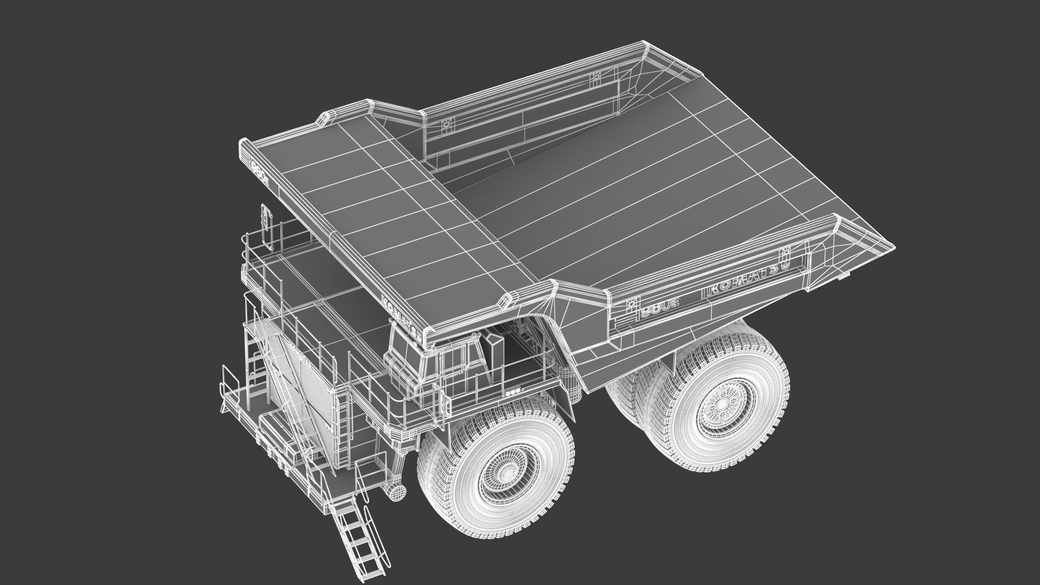 Komatsu 980E-4 3D model | CGTrader