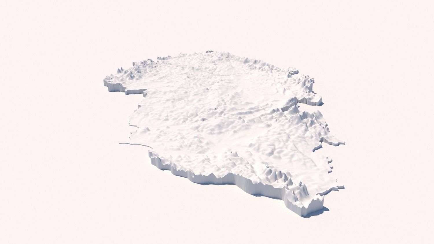 Czech Terrian Terrian Topography Digital Elevation SKP MAX 3D model ...