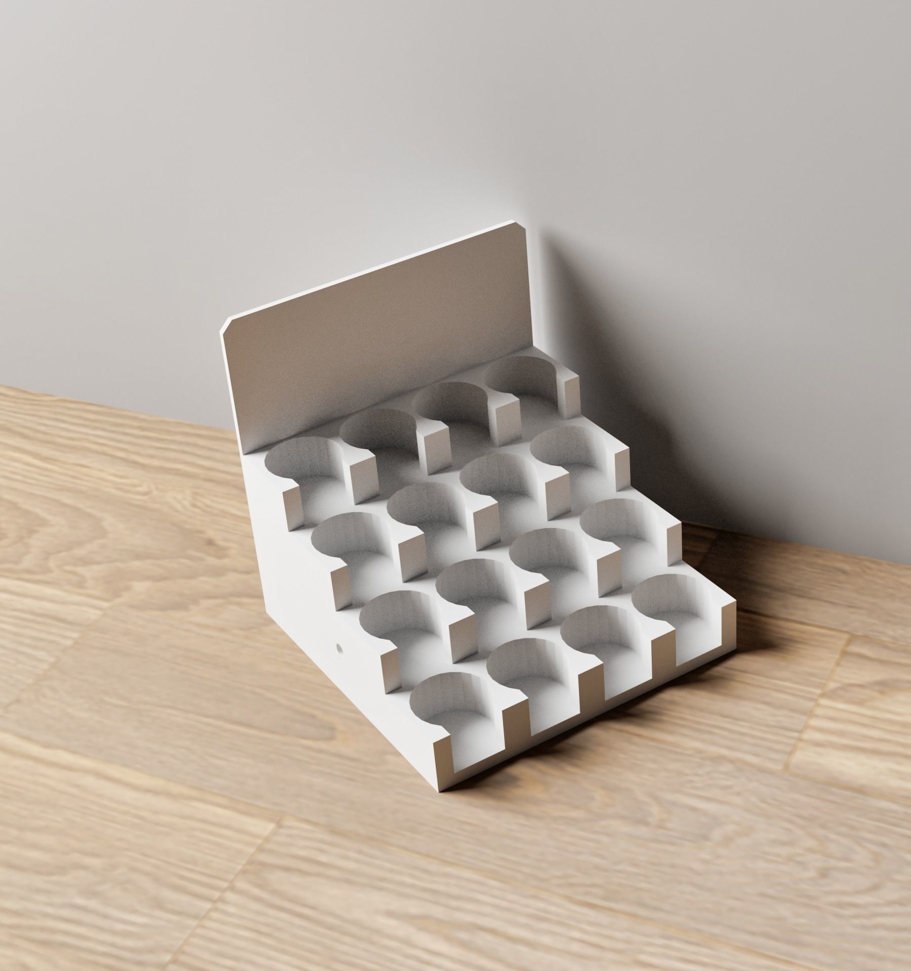 026MT LA Unit 16x GW Citadel Paint Rack 3D model 3D printable | CGTrader