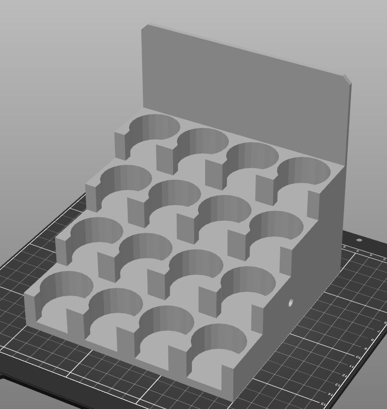 026MT LA Unit 16x GW Citadel Paint Rack 3D model 3D printable | CGTrader