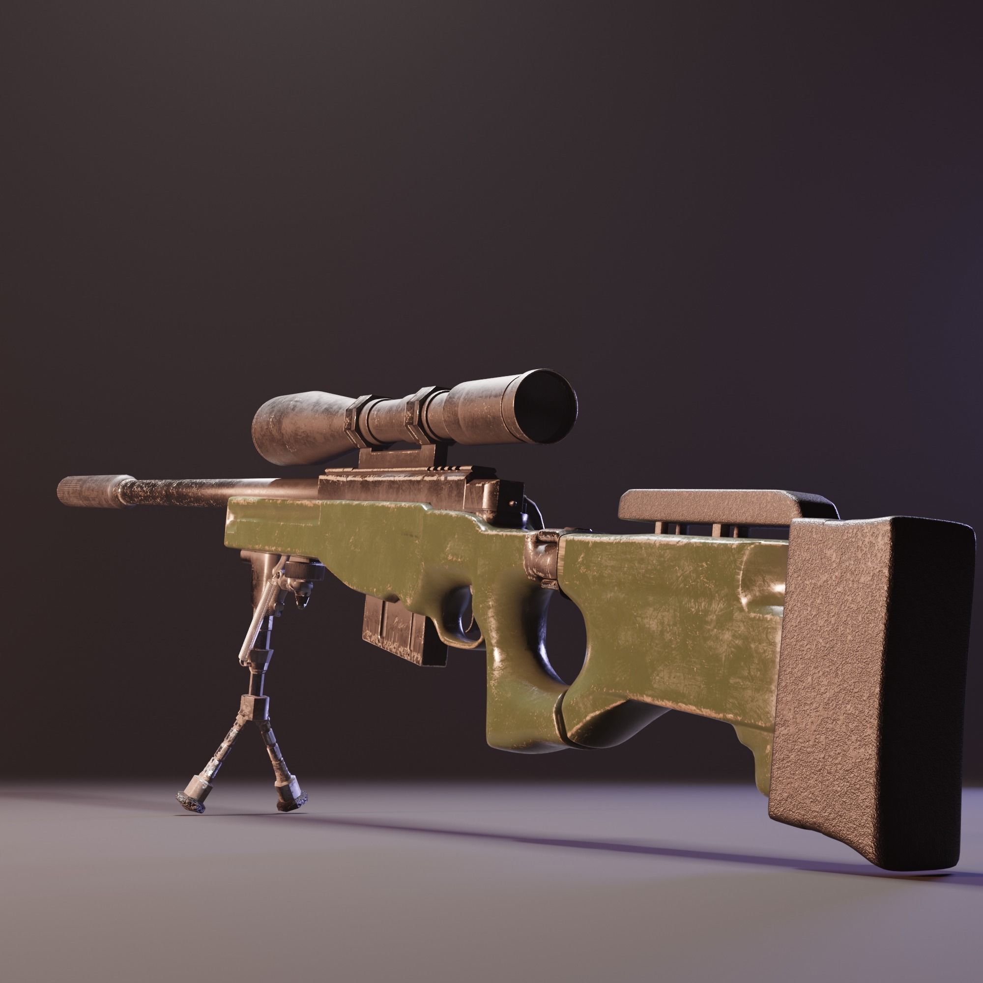 AWM - Arctic Warfare Magnum 3D model | CGTrader