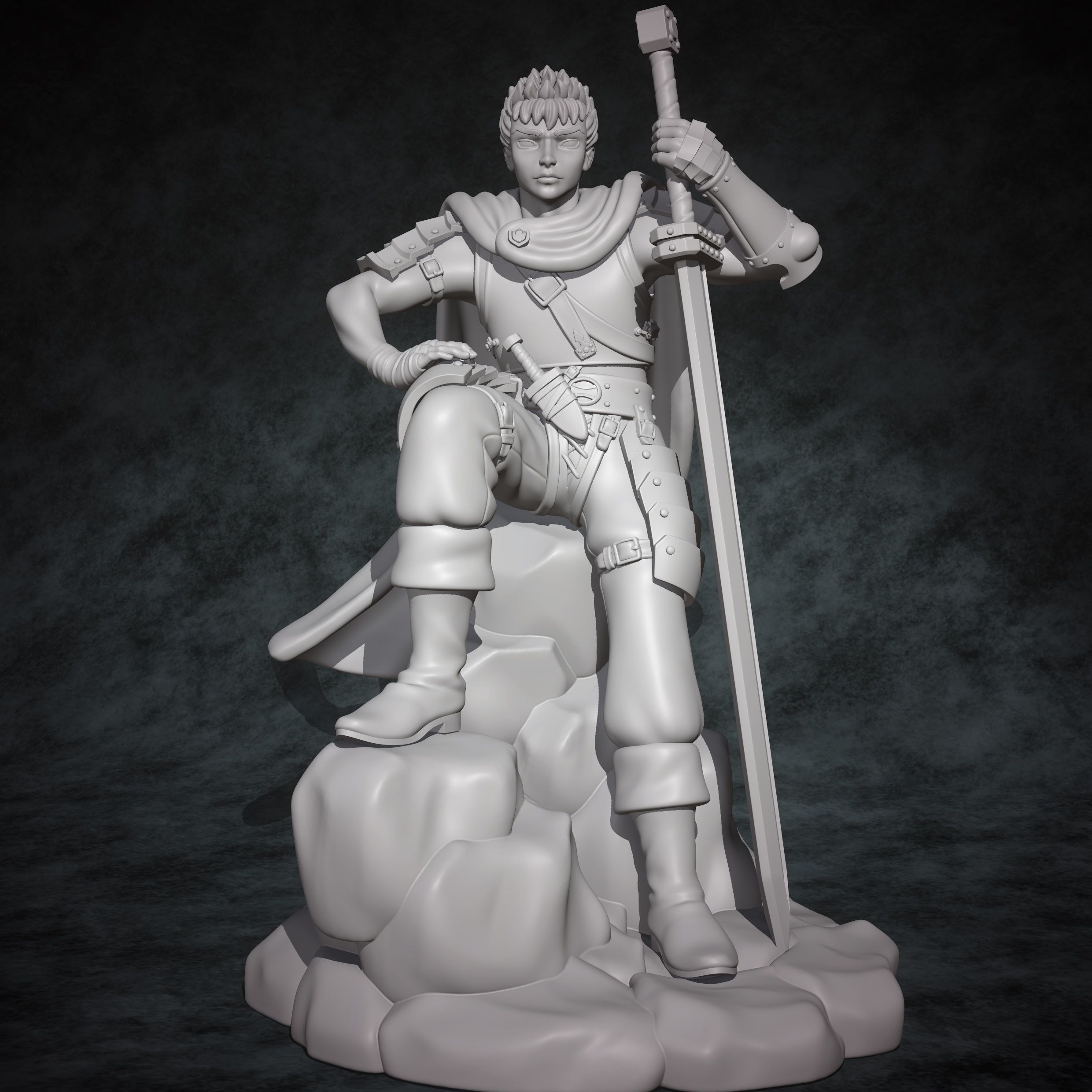 Guts Berserk 3D model 3D printable | CGTrader