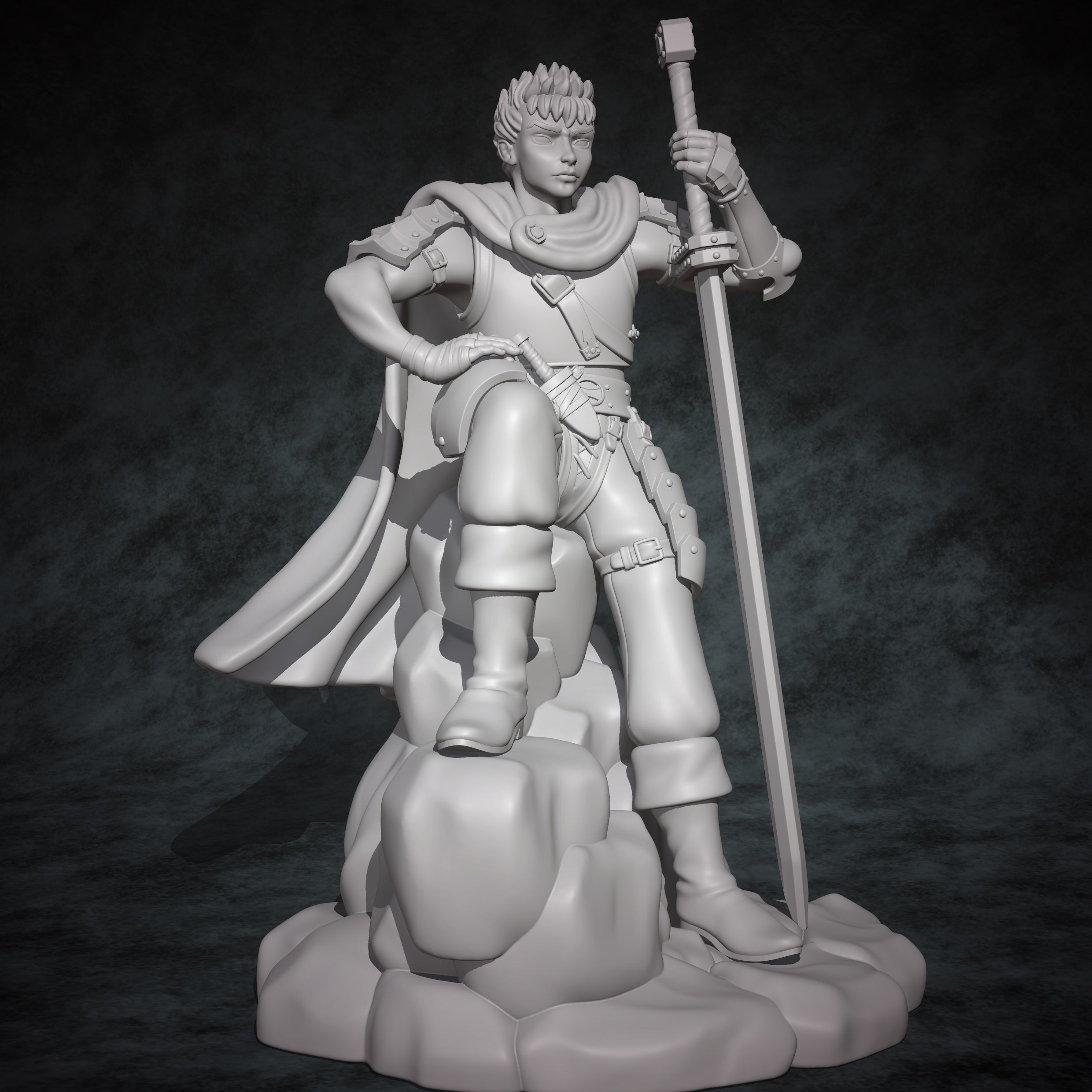 Guts Berserk 3D model 3D printable | CGTrader